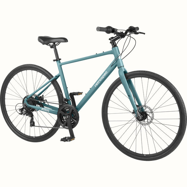 Retrospec Atlas Fitness Hybrid commuter Bike - 21 Speed – Bike Boom